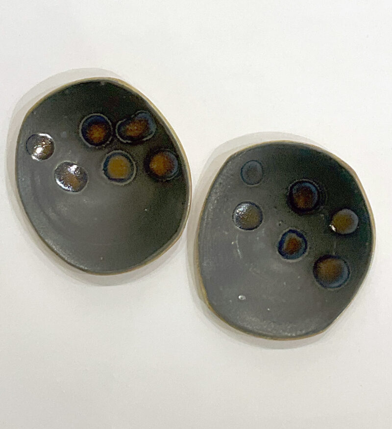 Very Small Plate with Dots – The Island Gallery